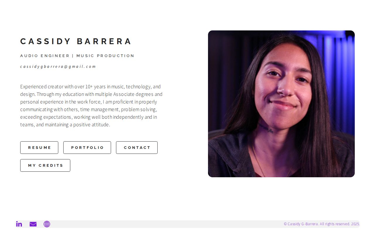 Cassidy G-Barrera Portfolio